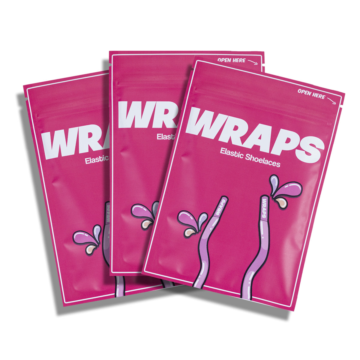 Triple Pack (3 pares) – WRAPS Agujetas Elasticas
